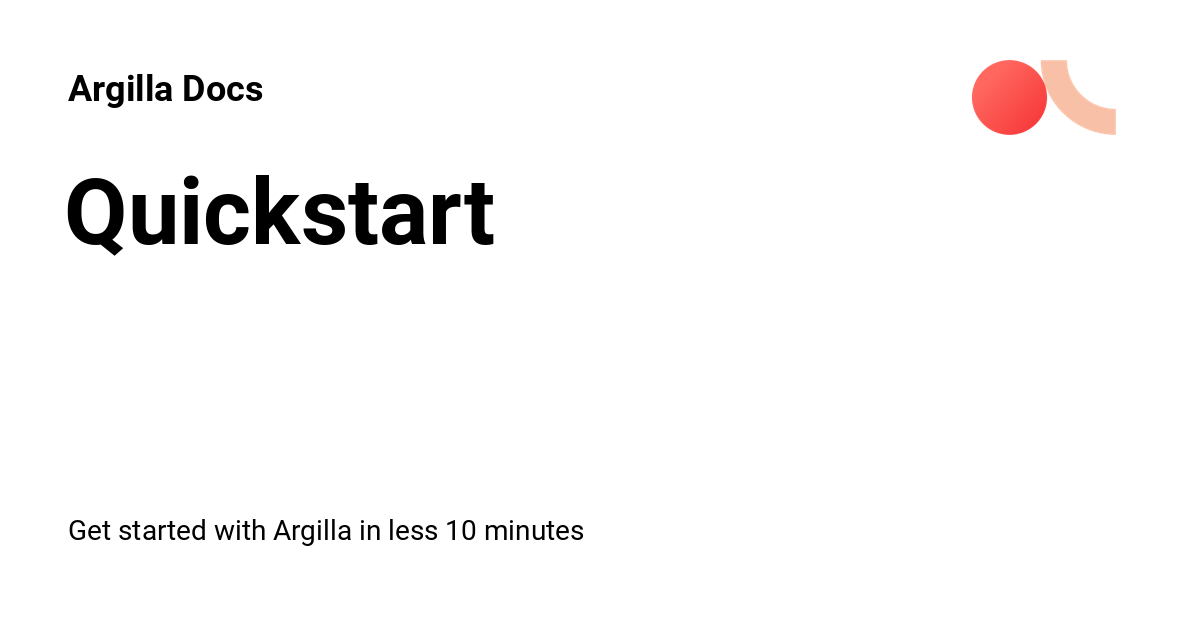 Quickstart - Argilla Docs